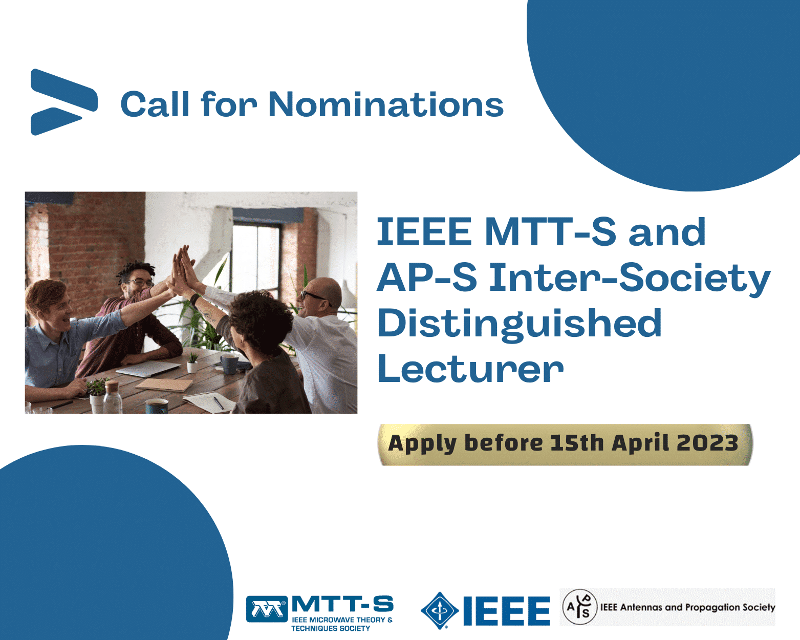 IEEE MTT-S and AP-S Inter-Society Distinguished Lecturer Nomination - MTT-S
