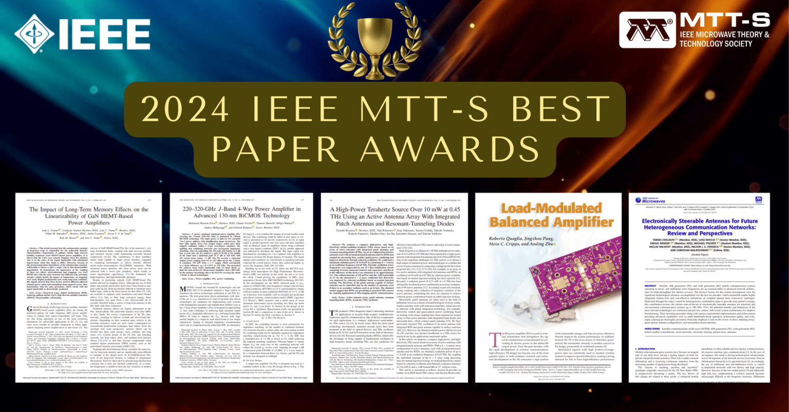 2024 IEEE MTT-S Best Paper Awards - MTT-S