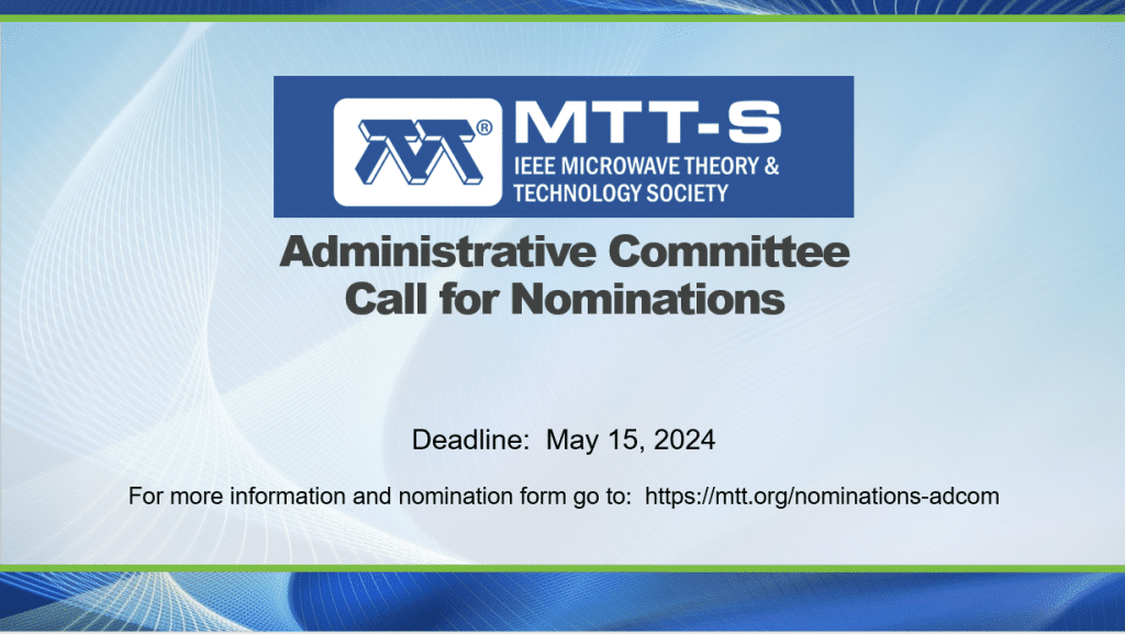 Call for Nominations for Administrative Committee - MTT-S