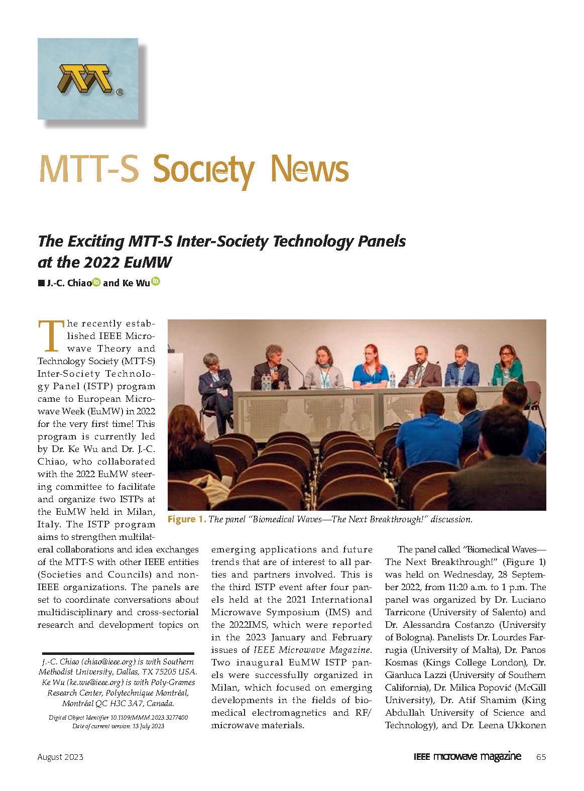 ISTP at EuMW 2022 Column - MTT-S