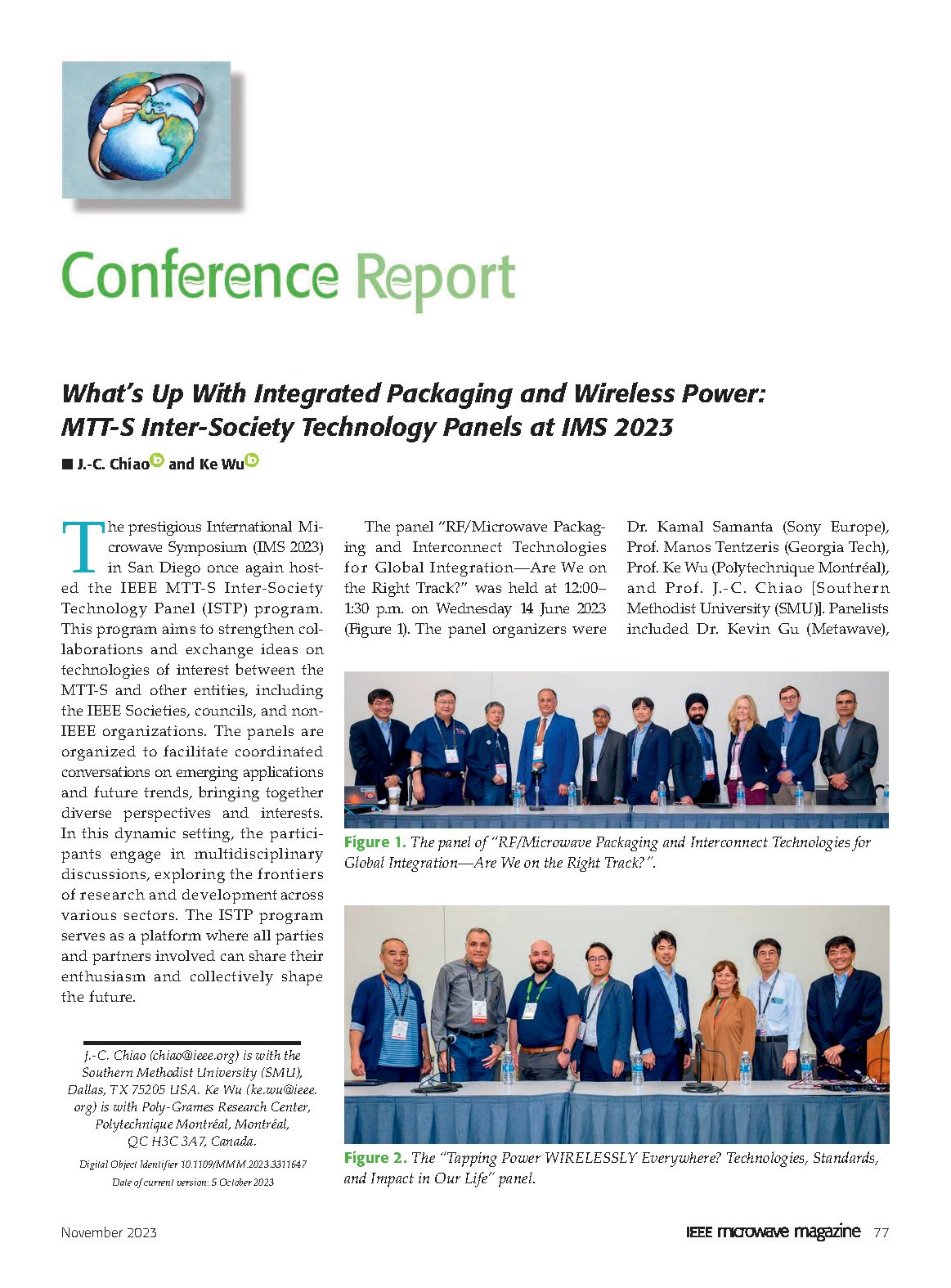 ISTP at IMS 2023 Column - MTT-S