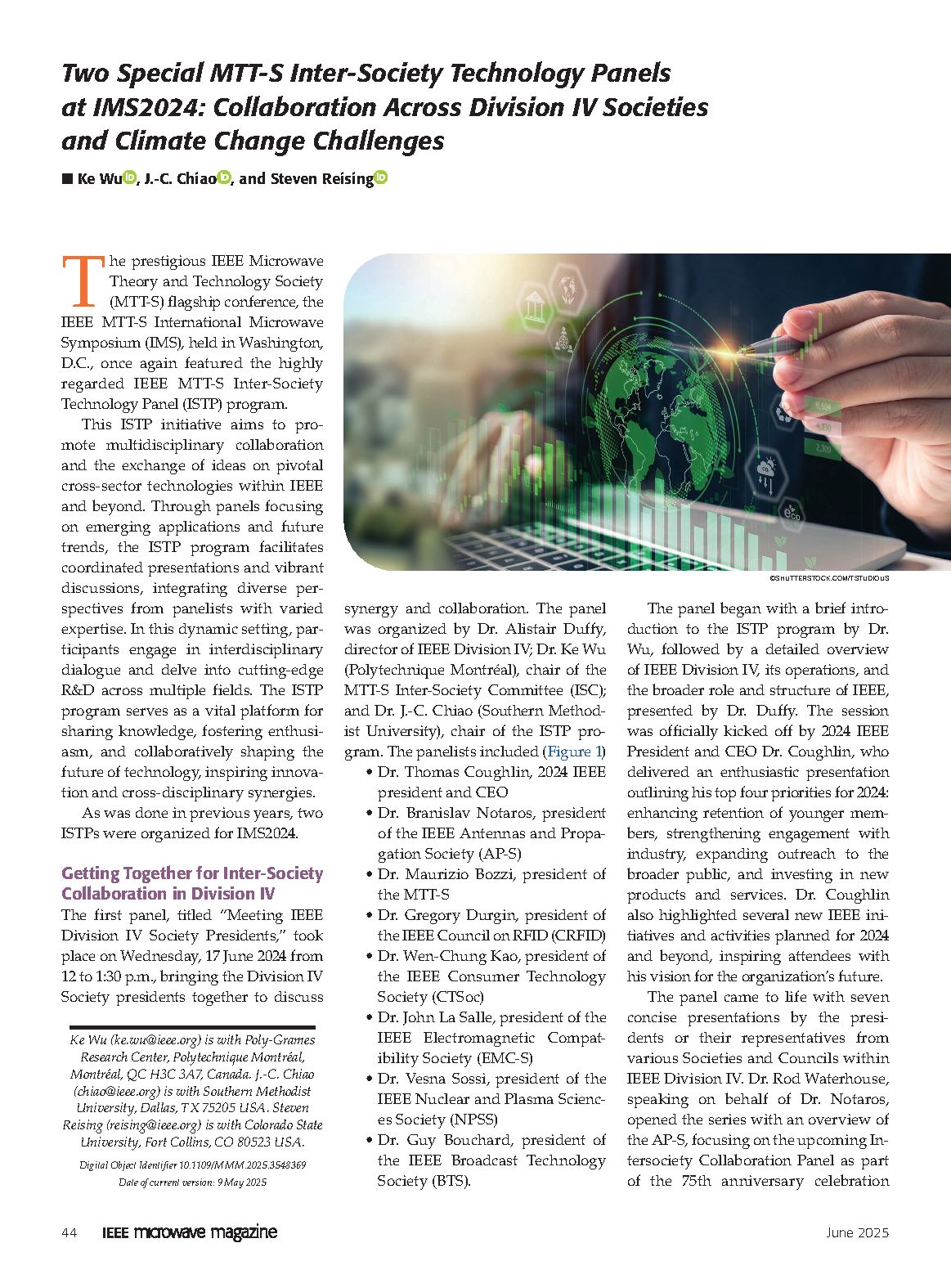 ISTP at IMS 2024 Column - MTT-S