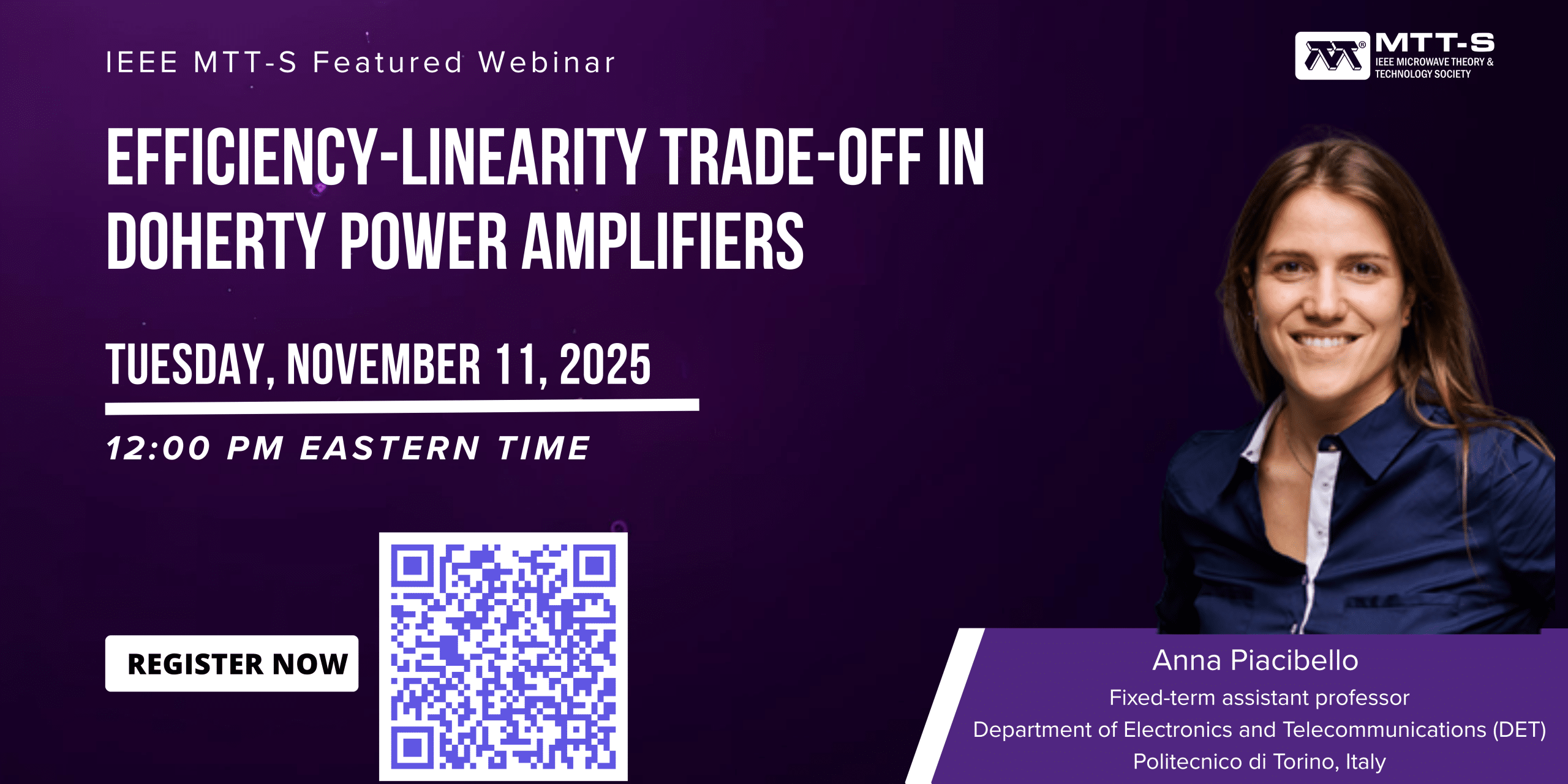 Efficiency-linearity trade-off in Doherty Power amplifiers - MTT-S